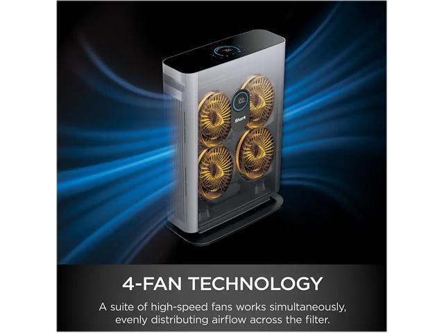 Shark HE401 Air Purifier 4 w/ Anti-Allergen Multi-Filter ADV Odor Lock ...