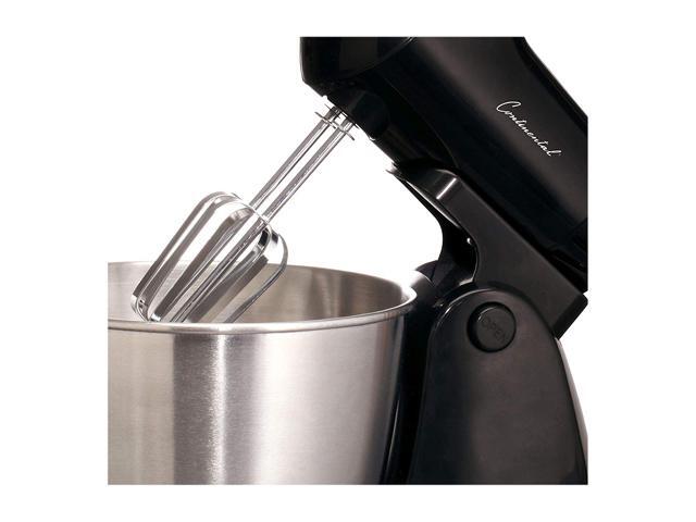 Continental Electric 5-Speed Stand Mixer with 3 Quart Stainless Bowl ...