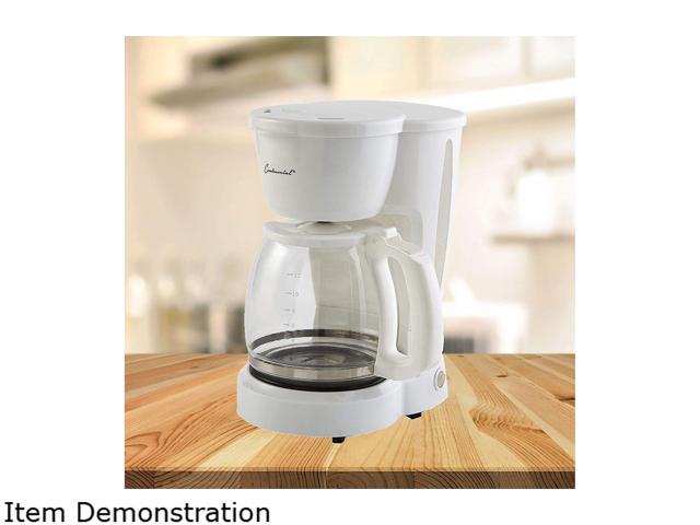 Continental Electric 12-Cup Coffee Maker, White CE-CM291 - Newegg.com