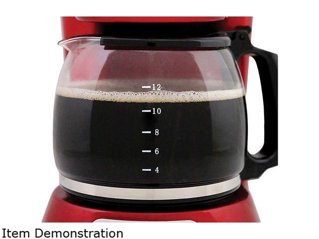 Continental Electric 12-Cup Coffee Maker, Red CM43905 - Newegg.com