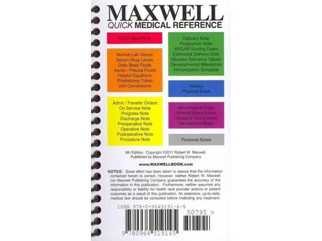 Maxwell Quick Medical Reference 6 SPI - Newegg.com