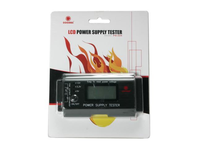 COOLMAX PS-224 LCD Power Supply Tester (RoHS Compliant) - Newegg.com