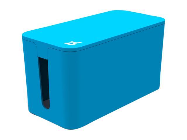 Bluelounge BLUCBM-BLU CableBox Mini Cable Management Solution w/ 4 ...