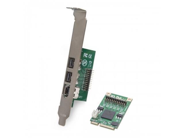FireWire 800 IEEE1394b 2 Port and 400 IEEE1394a 1 Port to Mini PCIe ...