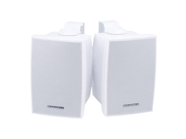 Monoprice 2-Way Indoor/Outdoor Weatherproof Speakers - 5.25in (Pair ...