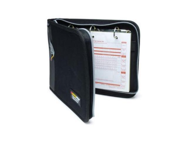 RoadPro LB-001BK 3-Ring Binder for Loose-Leaf Log Sheets - Black ...
