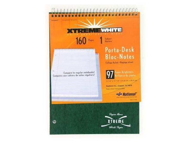 Rediform - Blueline 8-.50in. X 11-.50in. 1 Subject Porta-Desk Notebook ...