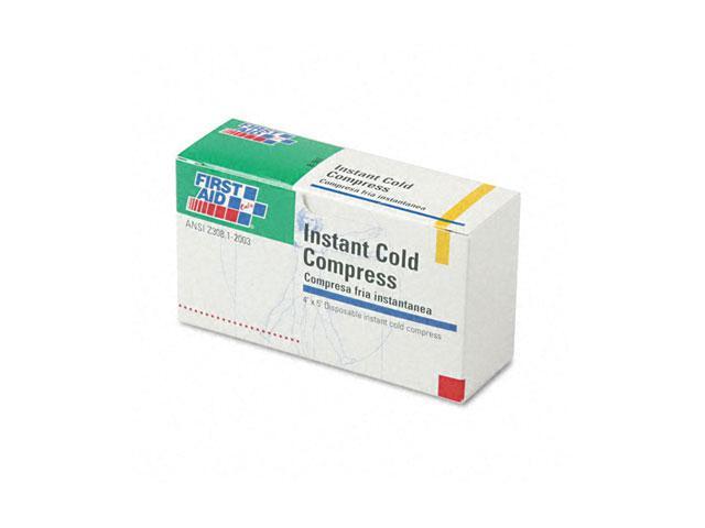 First Aid Only Instant Cold Compress 5 Compress/Pack 4" x 5" 5/Pack ...