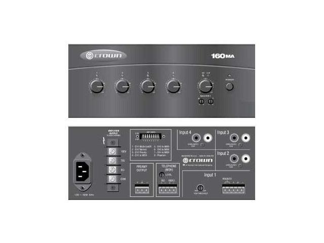 CROWN 160MA 60W PWR COMM AUDIO SERIES AMP - Newegg.com