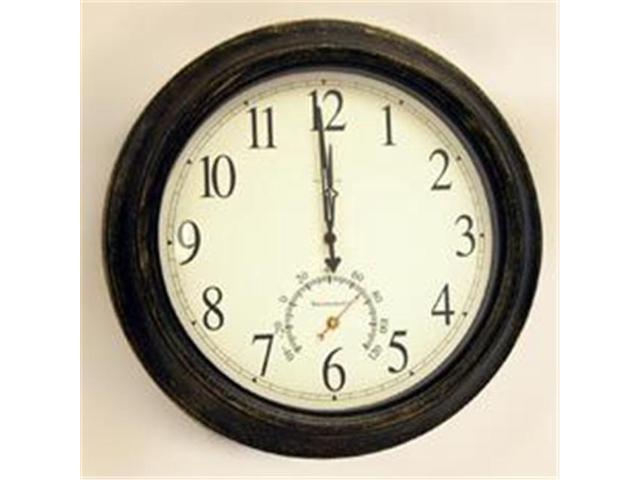 Chaney Instrument 50308 18" Metal Indoor or Outdoor Atomic Clock with ...