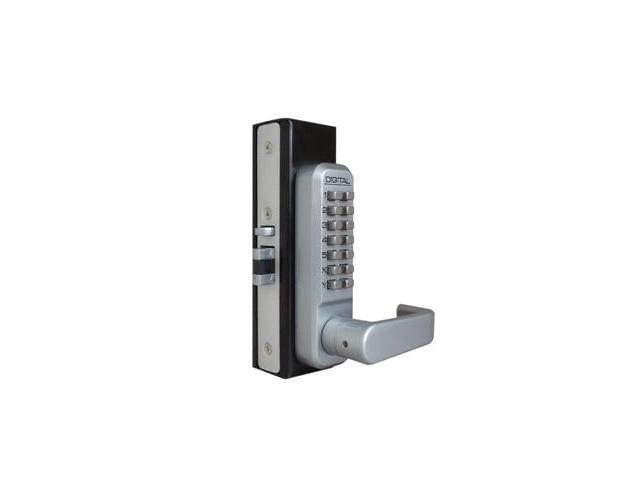 Lockey 2985-SN Mechanical Keyless Narrow Stile Lever Handle Lock With ...