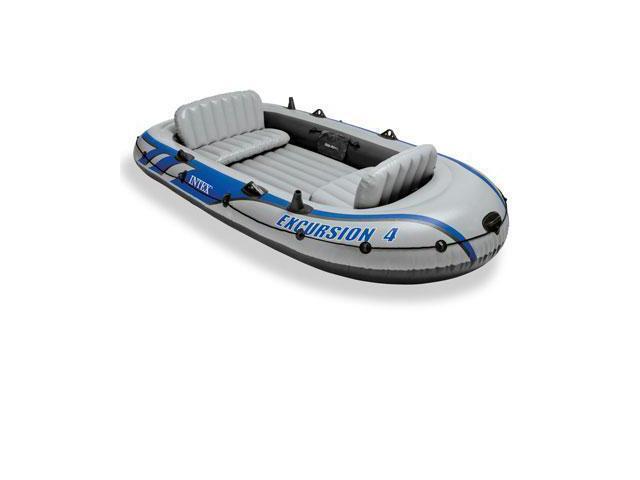 INTEX Excursion 4 Inflatable River/Lake Raft Set - Newegg.com