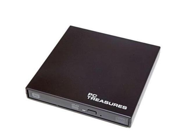 PC Treasures External Slim USB DVD RW Drive Black Model 08855-pg ...