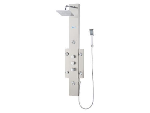 Aston SPSS304 Shower Panel System with Six Body Jets in Stainless Steel ...
