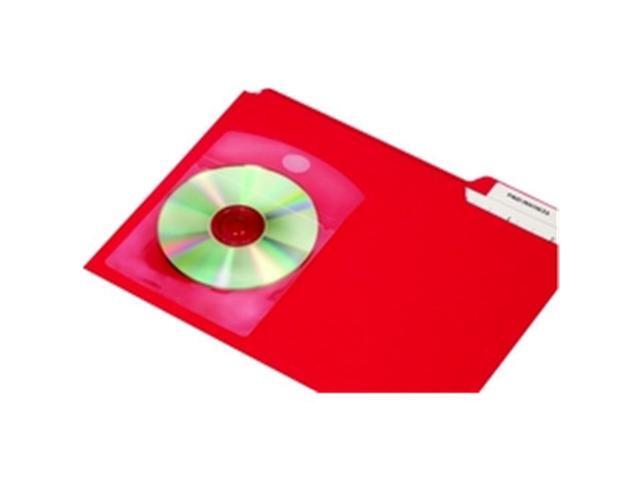 Cardinal CD Disk Pockets Self-Adhesive 5"x5" 10/Pack Clear 21845 ...