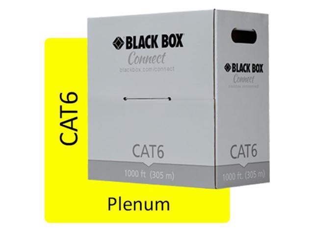 Black Box C6-CMP-SLD-YL 1000-Ft. Cat6 250-Mhz Solid Bul K Cable Utp Cmp ...