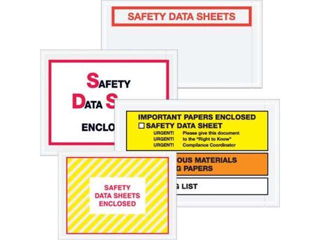 Tape Logic PL494 5 .5 x 10 in. 2 Mil Poly Clear Safety Data Sheets SDS ...