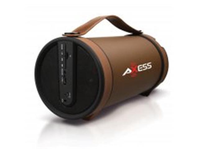 Axess Portable Bluetooth Indoor/Outdoor 2.1 Hi-Fi Cylinder Loud Speaker ...
