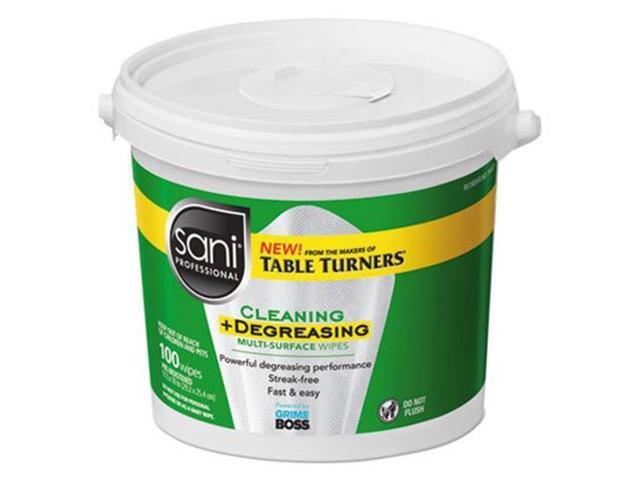 Sani Professional P0432P Cleaning + Degreasing Multi-surface Wipes 100 ...