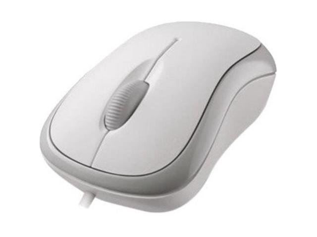 Microsoft Basic Optical Mouse P58-00064 White Wired Optical Mouse - Newegg.com