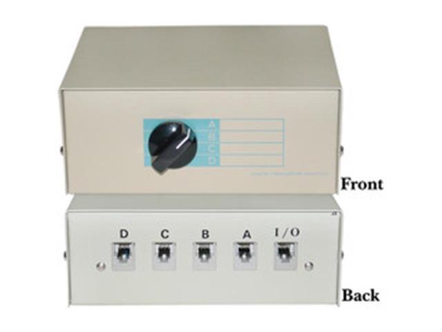 RJ12, ABCD 4 Way Switch Box - Newegg.com