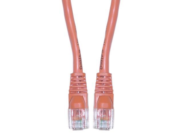 Cable Wholesale Cat 5E Orange Ethernet Crossover Cable, Snagless ...