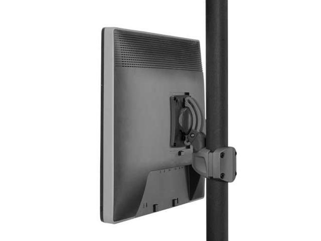 K0 pitch/pivot Pole MNT Single Display, Black - Newegg.com