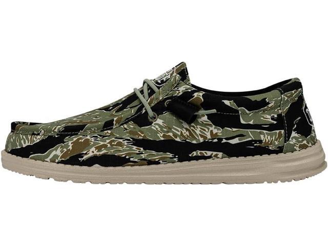 Hey Dude Mens Wally Camouflage Loafer - Tiger Stripe Camo - Newegg.com