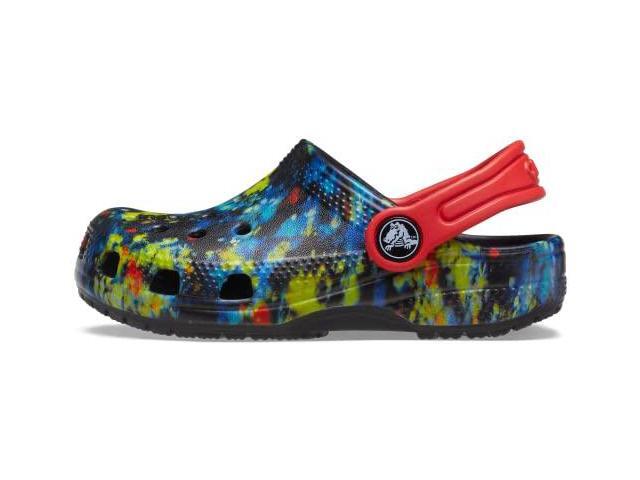 Crocs Toddlers Classic Tie Dye Graphic Clog - Turq Tonic/Multi - Newegg.com
