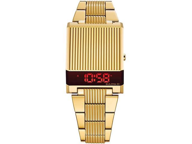 Bulova Computron Digital Gold-Tone Mens Watch - Newegg.ca