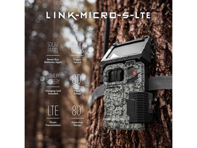 Spypoint LINK-MICRO-S-LTE Spypoint Link Micro S LTE Solar Cellular ...