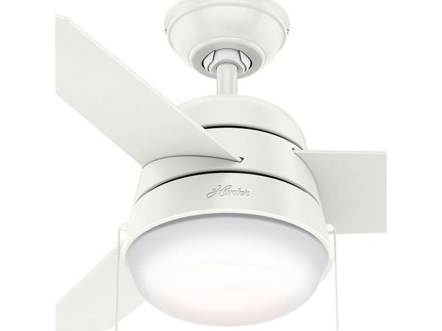 36 Inch Hugger Ceiling Fan With Light | Shelly Lighting