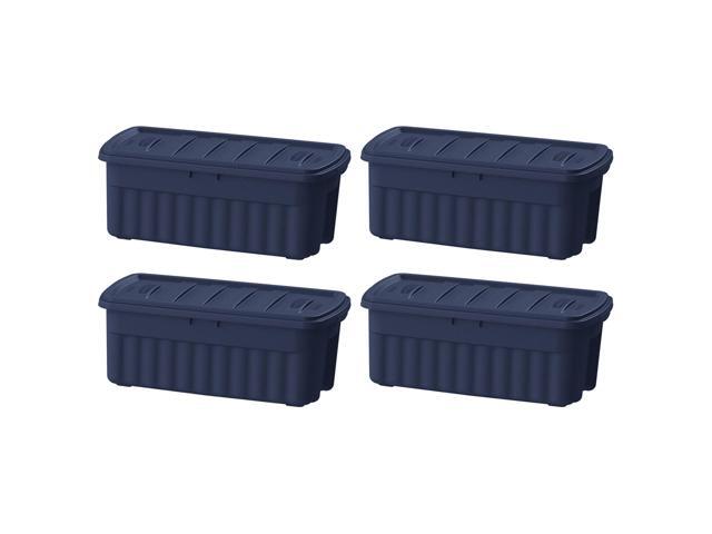 Rubbermaid Roughneck Storage Box 21 1/5w x 43d x 17 7/8h Dark Indigo ...