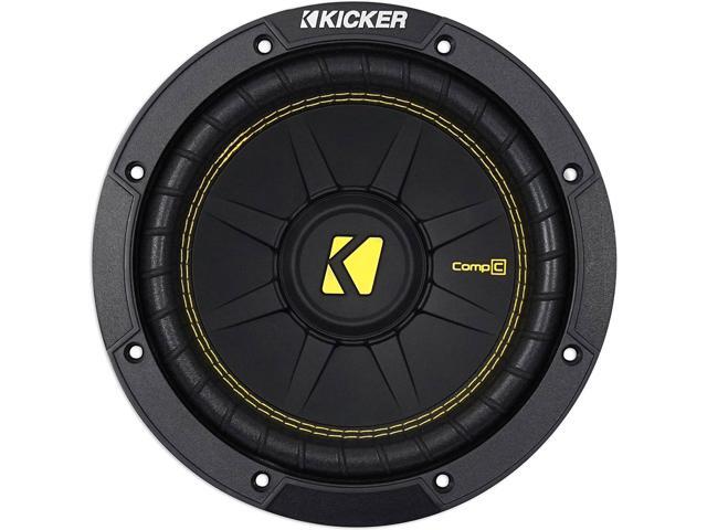 Kicker 44CWCD84 CompC 8 Inch 4 Ohm 200 Watt RMS Power Car Audio Sub ...