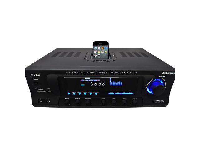 NEW PYLE PT270AIU HOME THEATER AM FM RECEIVER & AMPLIFIER WITH IPOD ...