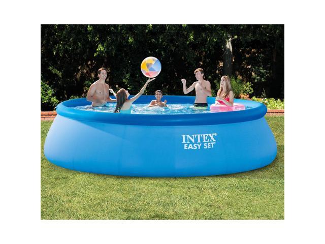 Intex 26165EH 15ft x 42in Easy Set Inflatable Above Ground Swimming ...