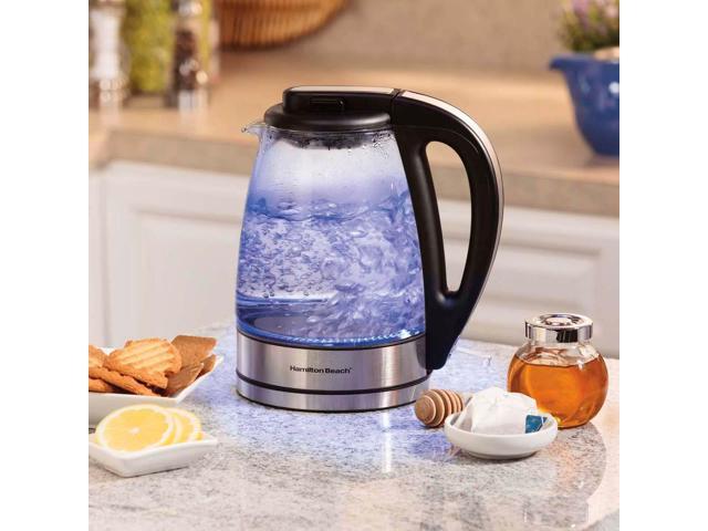 Hamilton Beach 40865G 1.7L Glass Kettle - Newegg.com