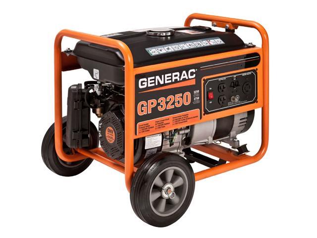 Generac GP Series 3250 3750W Gas-Powered Portable Generator - Newegg.com