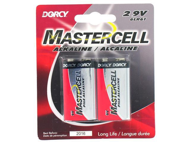 Dorcy 41-1611 2 Count 9 Volt Mastercell Alkaline Battery - Newegg.com