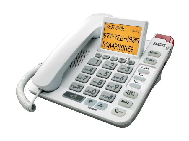 RCA Amplified Big Button CID Phone - Newegg.com