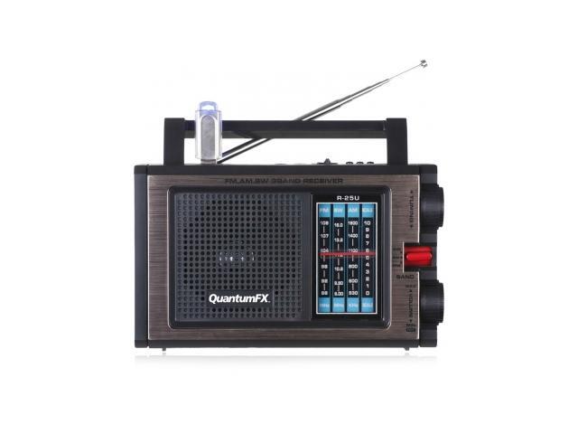 QuantumFX R-25U AM-FM-SW Radio USB with Dynamic Speaker - Newegg.com