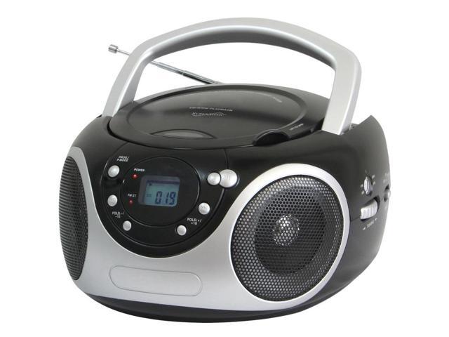 Supersonic Portable Audio System CD Player with AUX Input and AM/FM ...
