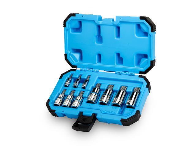 Capri Tools XZN Triple Square Spline Wrench Bit Socket Sets, S2 Bit, 10 ...