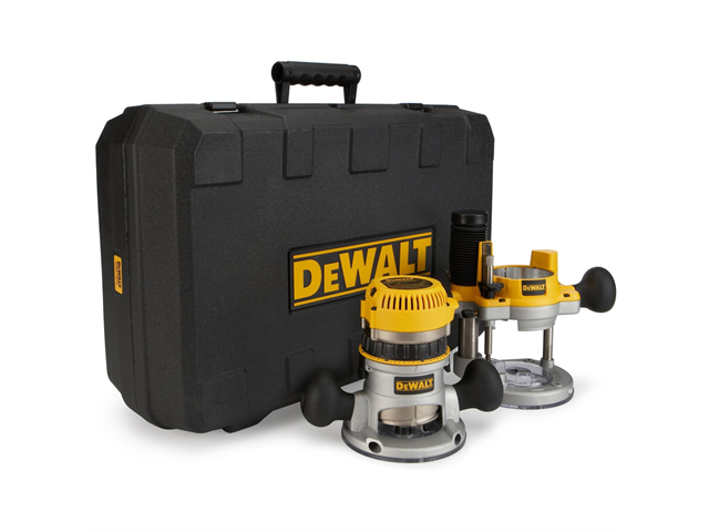 DW618PK 2-1/4 HP EVS Fixed Base & Plunge Router Combo Kit - Newegg.com