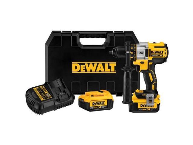 DeWALT DCD985M2 20V MAX Cordless Lithium-Ion 1/2" 3-Speed Hammerdrill ...