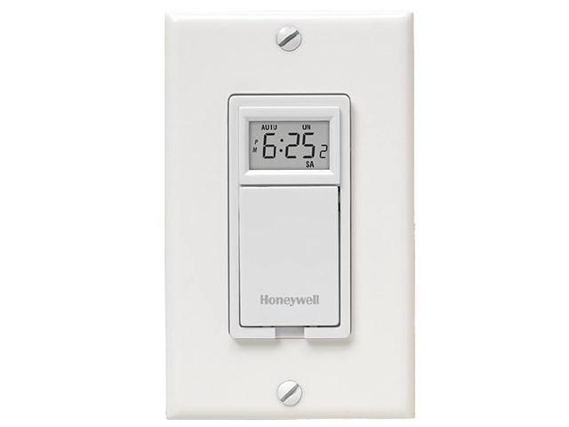 Honeywell RPLS530A1038/U 7-Day Programmable Light Switch - White ...