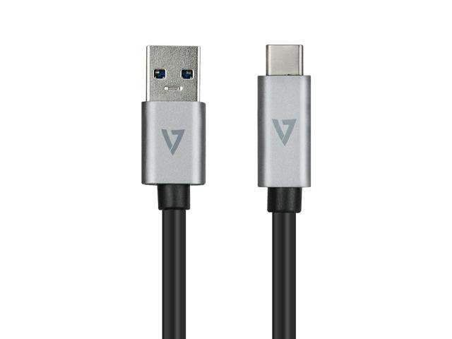 V7 3ft (1m) Classic USB Type C to Type A Cable - Grey - Newegg.com