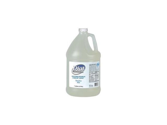 Dial Sensitive Skin Antimicrobial Soap, Floral Scent, 1 gal Bottle, 4 ...