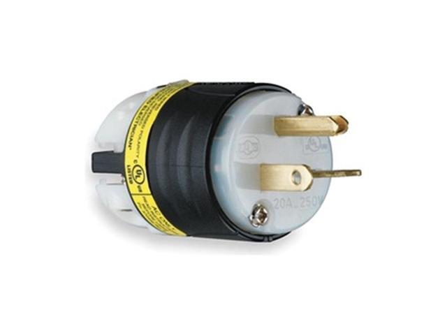 LEGRAND PS5466XGCM 3 Wire Ground Monitoring Straight Blade Plug 250VAC ...