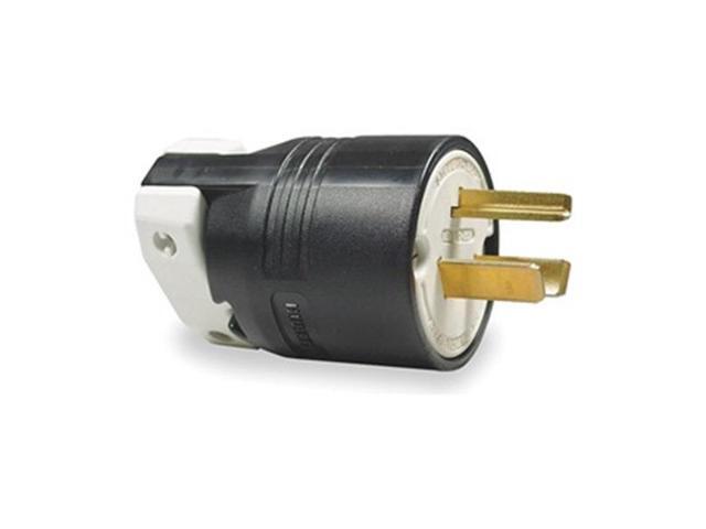 HUBBELL WIRING DEVICE-KELLEMS HBL9337C Straight Blade Plug, 10-30P, 30 ...